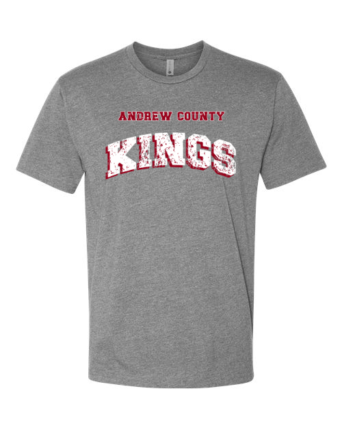 Distressed Andrew County Kings Grey Tee – Graphics 22